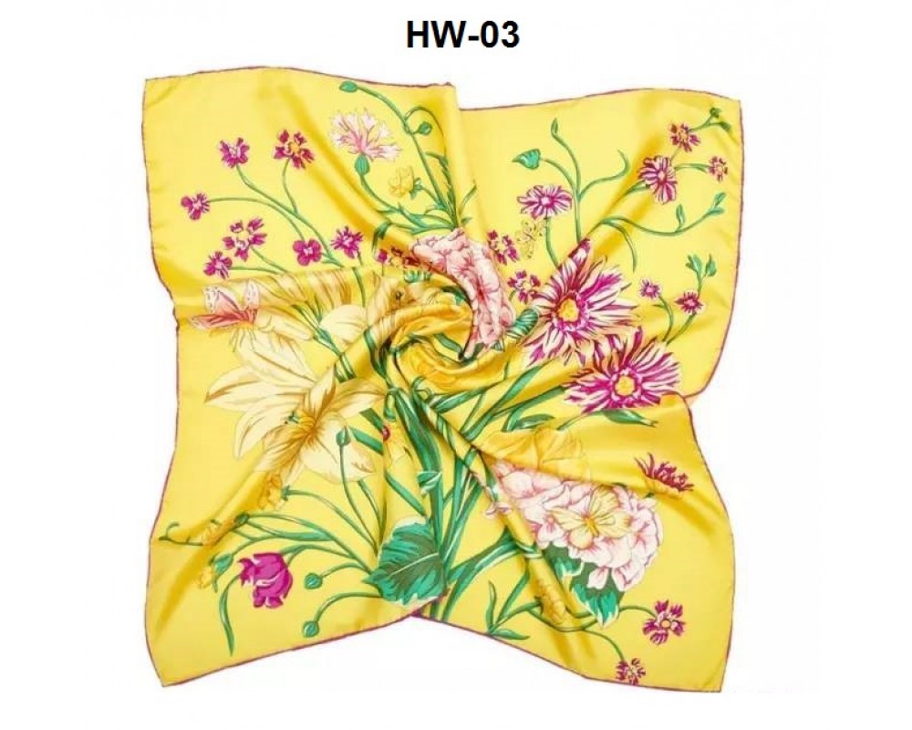 Wensli Women's Silk Scarves - Medium Square