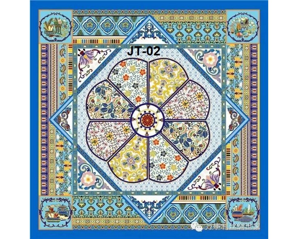 Wensli Women's Silk Scarves - Large Square
